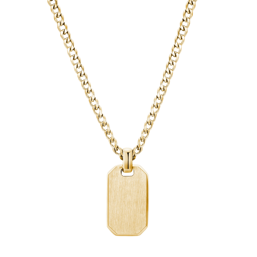 Spanger Dog Tag Necklace