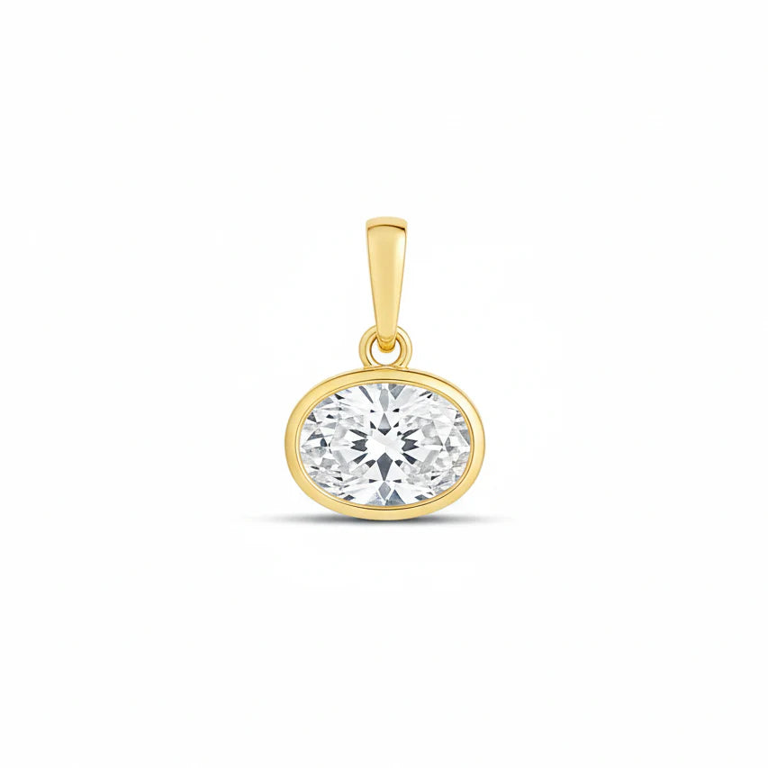 Radiant Oval Charm