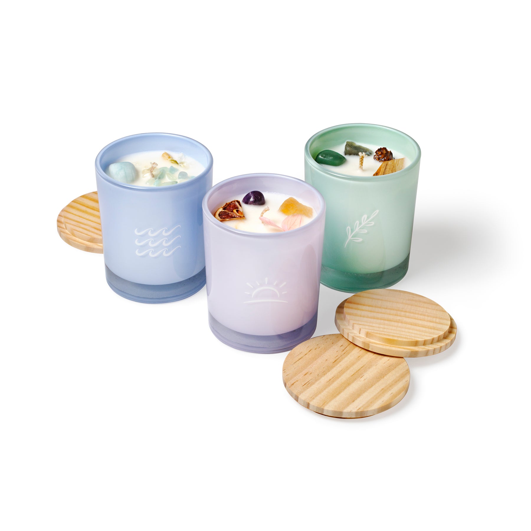 Happy Place Crystal Candles